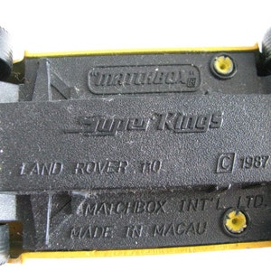 Matchbox Super Kings Land Rover Frankfurt Flughafen Truck - Etsy