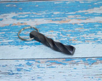 Hand Forged Keychain - Etsy