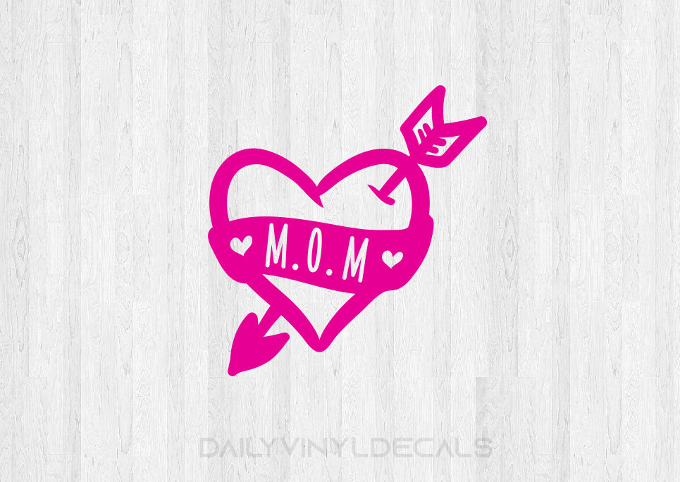 Mom Decal Mom Sticker Mothers Day Decal Mothers Day T Etsy