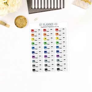 Blood Pressure and Heart Rate Tracking Planner Stickers for - Etsy
