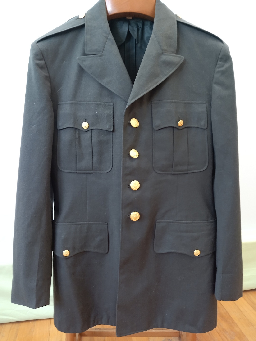 Vtg 60s Vietnam US Army Green Uniform Officer Jacket Coat Blazer ...