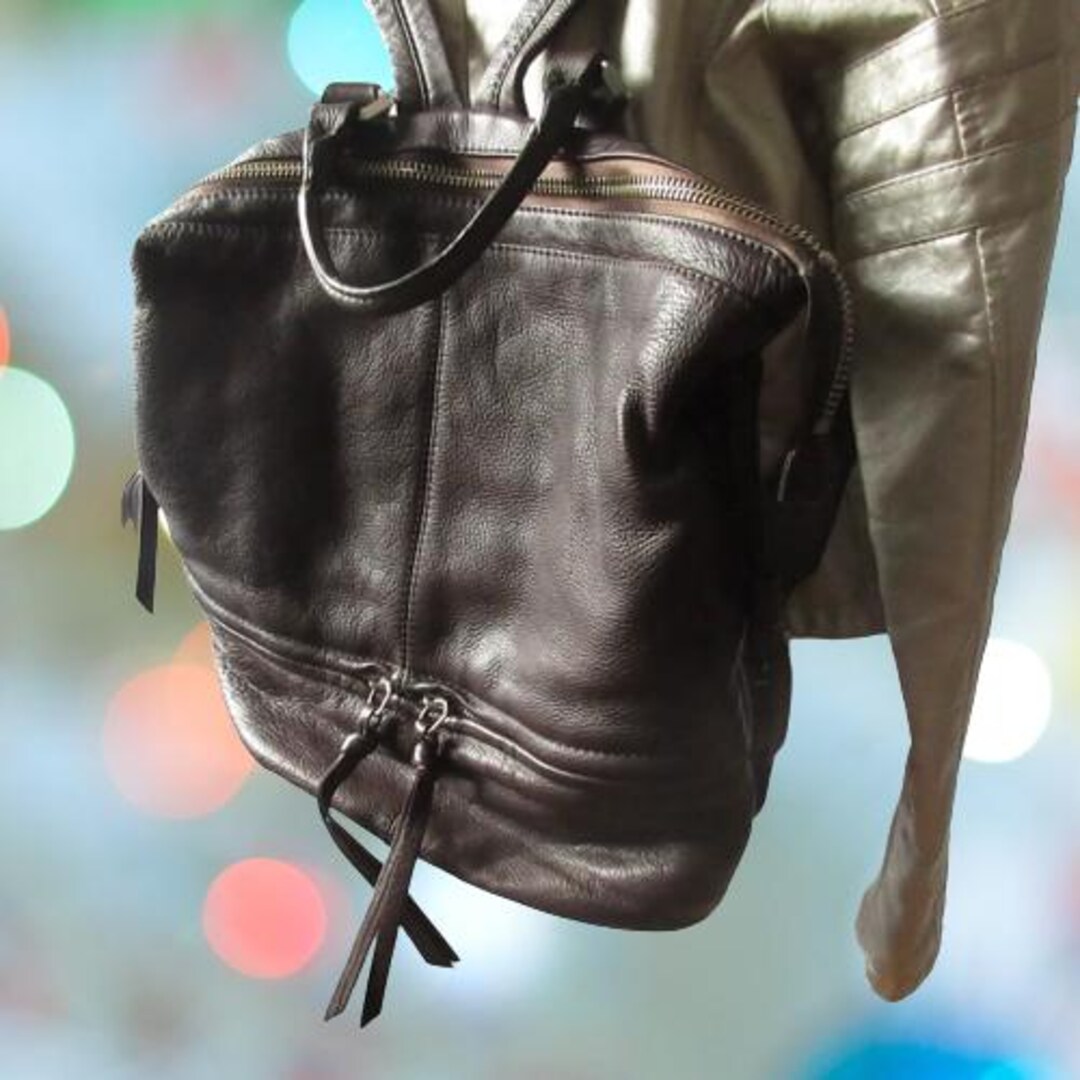 ORYANY Leather Backpack HOBO Bag Designer Purse Large Chocolate Brown ...