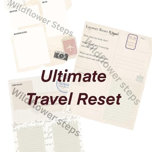 Travel Tarot Card Spreads | Layover Reset Ritual (digital Download) - Etsy
