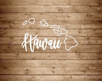 Hawaii car decal | Etsy