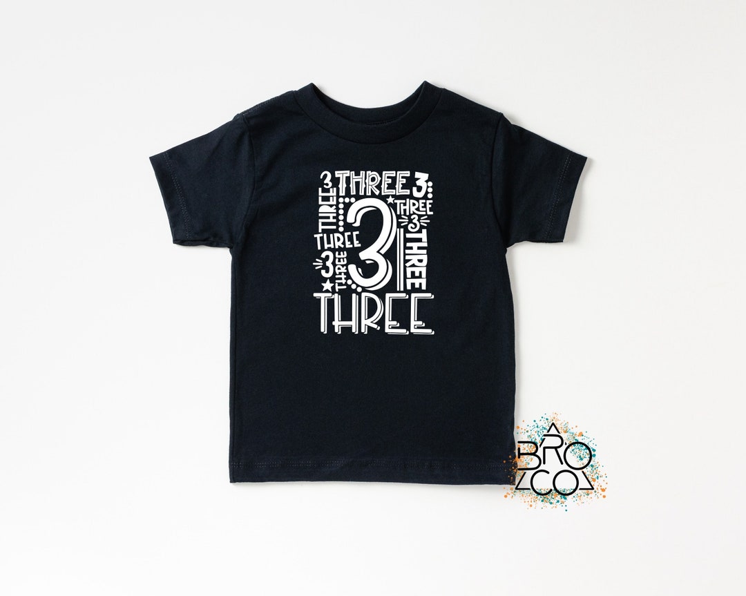 Three Birthday Shirt, 3rd Birthday Shirt, Boys 3rd Birthday, Im Three ...