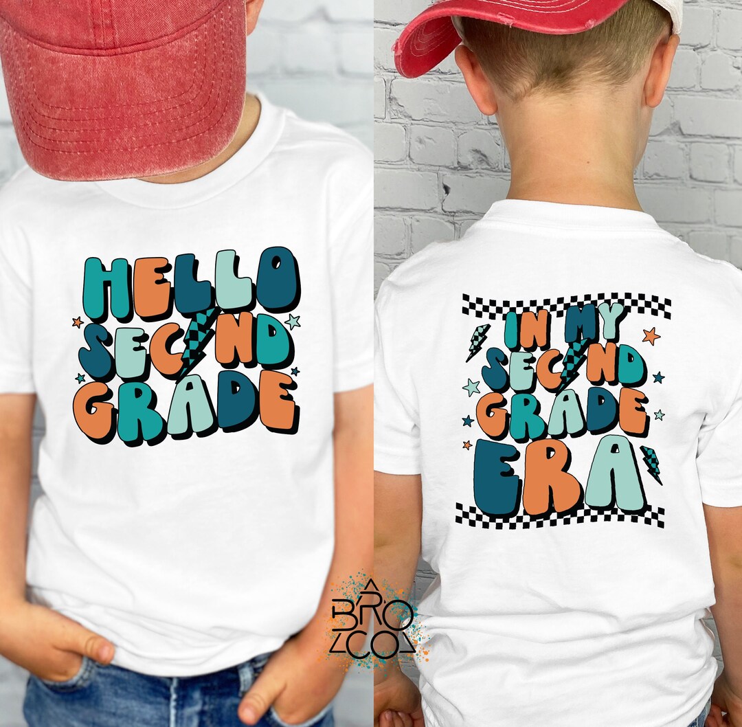 Second Grade Shirt | in My Second Grade Era | Back to School Shirt ...