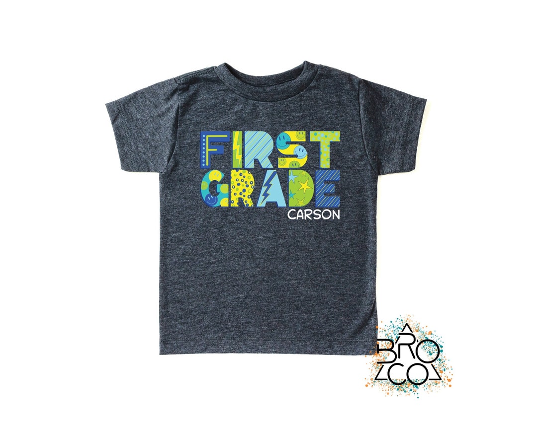 Boys School Shirt - Back to School Shirt - First Day of School - First ...
