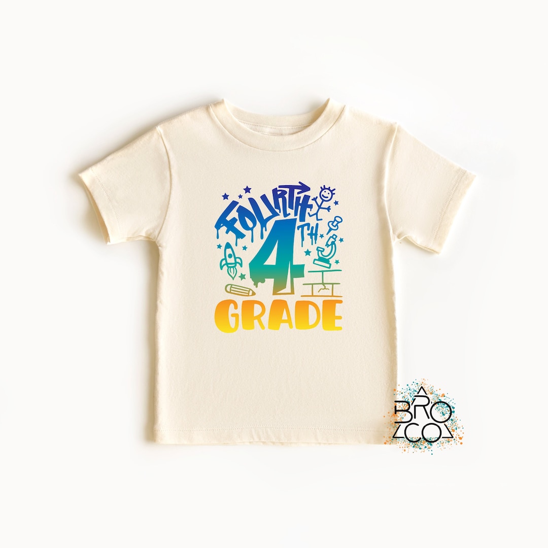 4th Grade Shirt Back to School Shirt First Day of School First Day 4th ...