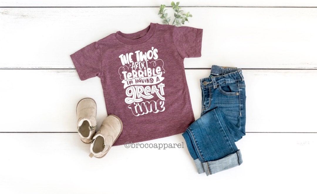 Terrible Twos Shirt 2nd Birthday Shirt Two Birthday Shirt Etsy