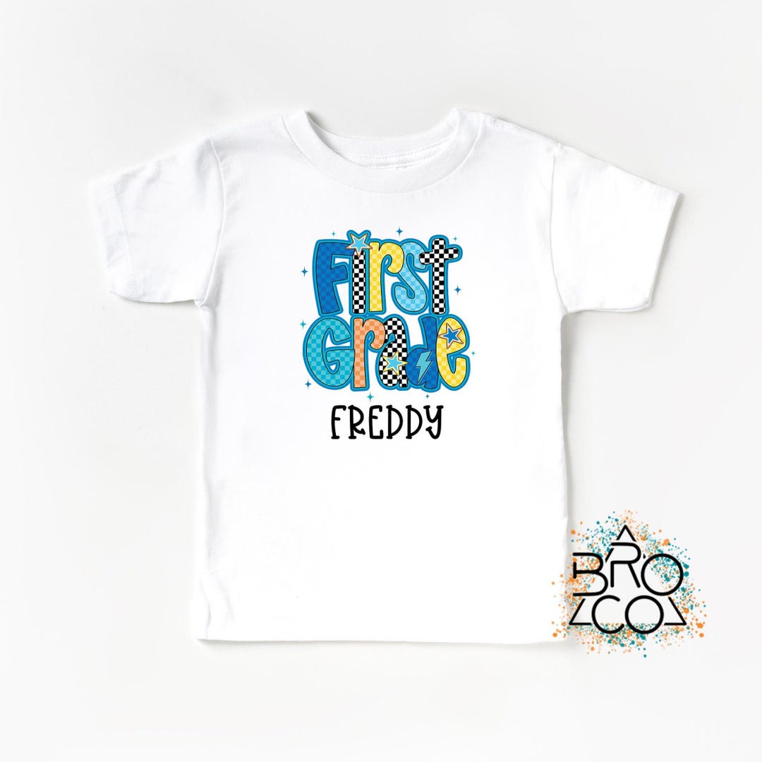 First Grade Shirt - First Day of School - Back to School - School Shirt ...