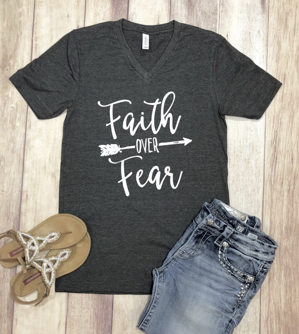 Faith Over Fear Shirt Christian Shirt Jesus Shirt Have | Etsy