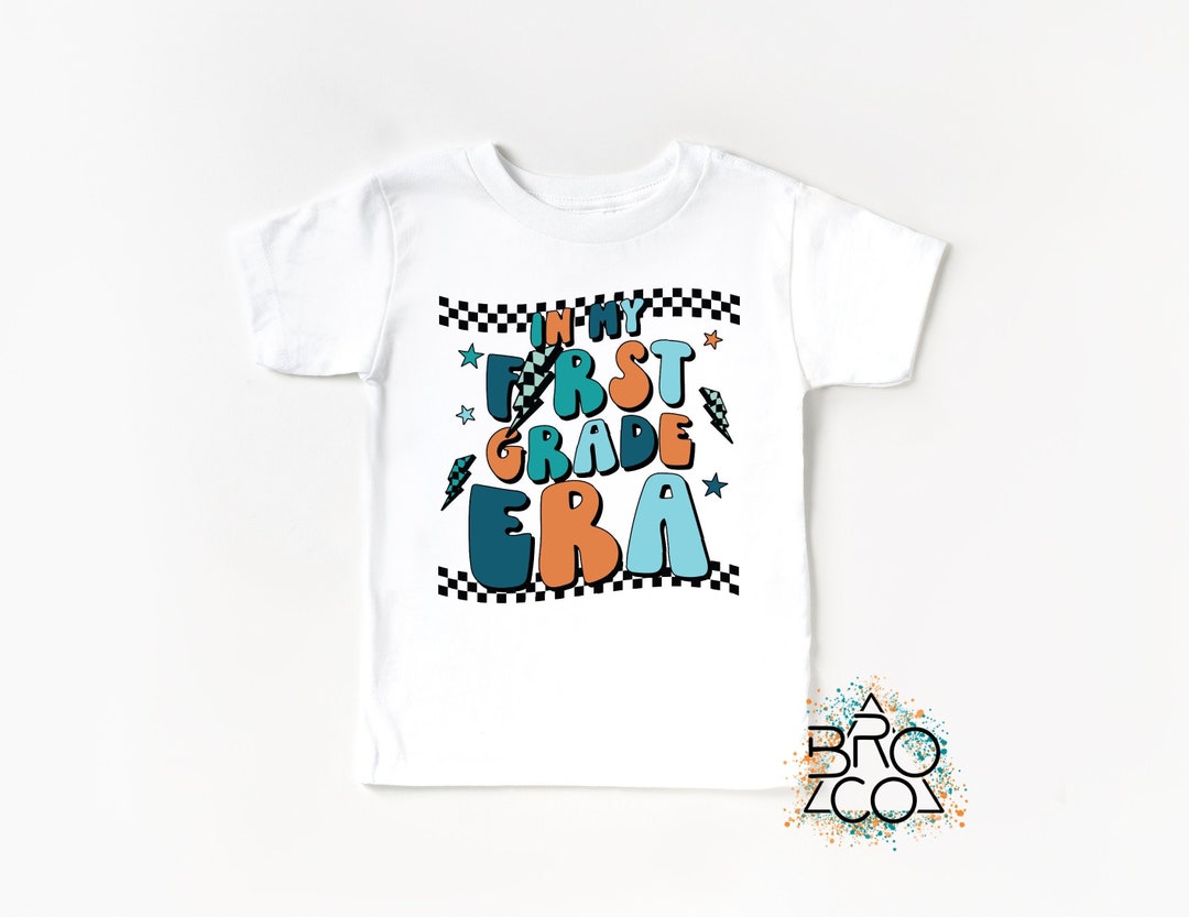 Boys First Grade Shirt - in My First Grade Era - 1st Grade Boy Shirt ...