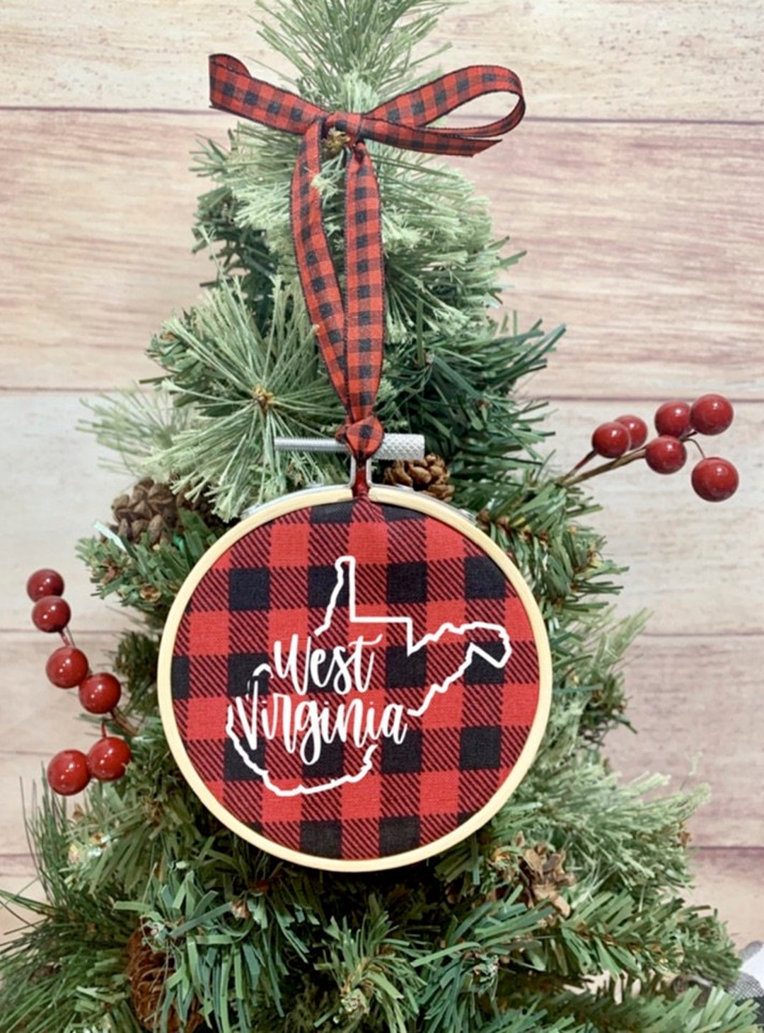 West Virginia Ornament, West Virginia State, West Virginia Gift ...