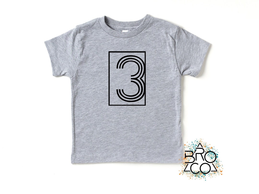 3rd Birthday Boy Shirt - Boys 3rd Birthday Shirt - Three Birthday Shirt - Boys 3 Shirt - 3 ...