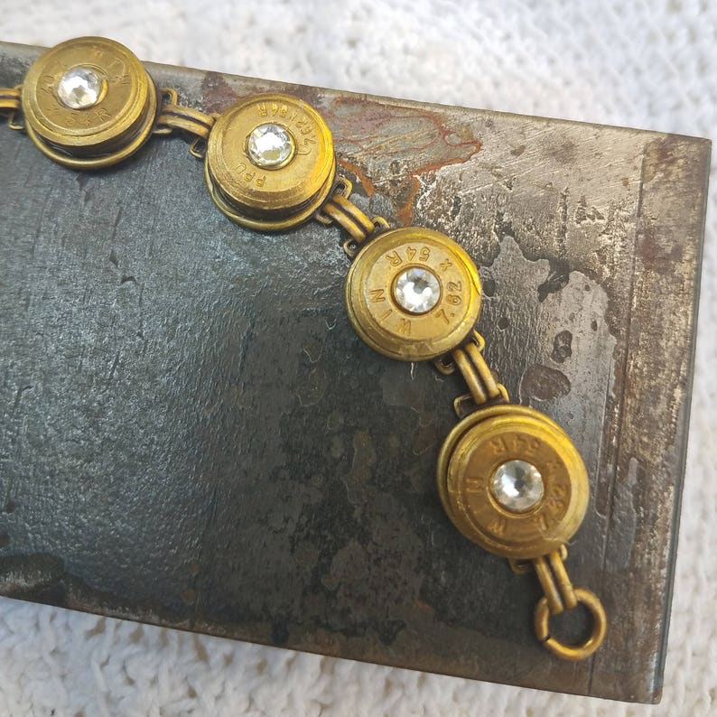 Bullet Bracelet, Bullet Jewelry, Bullet Casing Jewelry, Ammo Bracelet ...