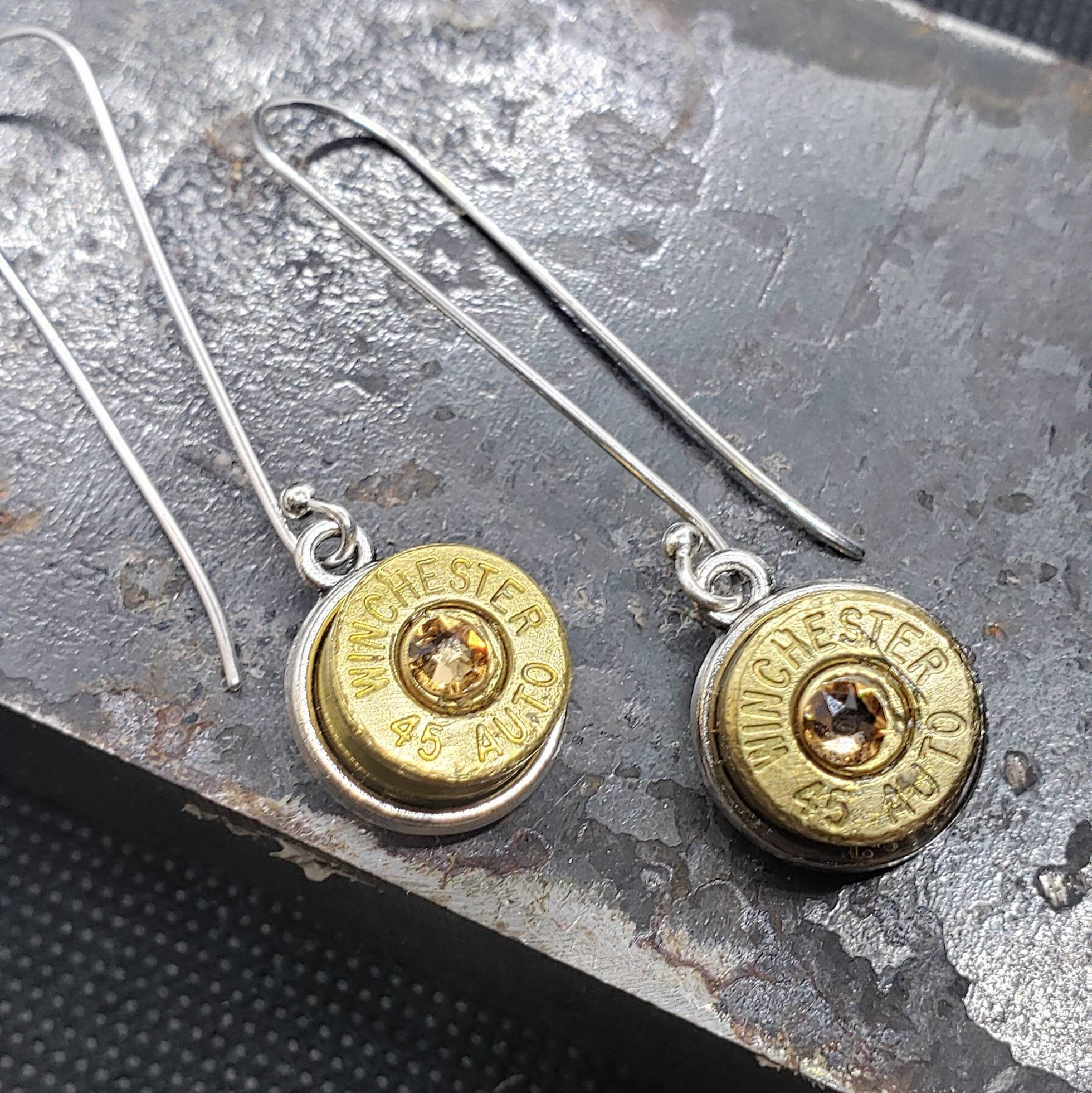 Bullet Earrings, Bullet Jewelry, Upcycled Jewelry, Shooters Jewelry ...