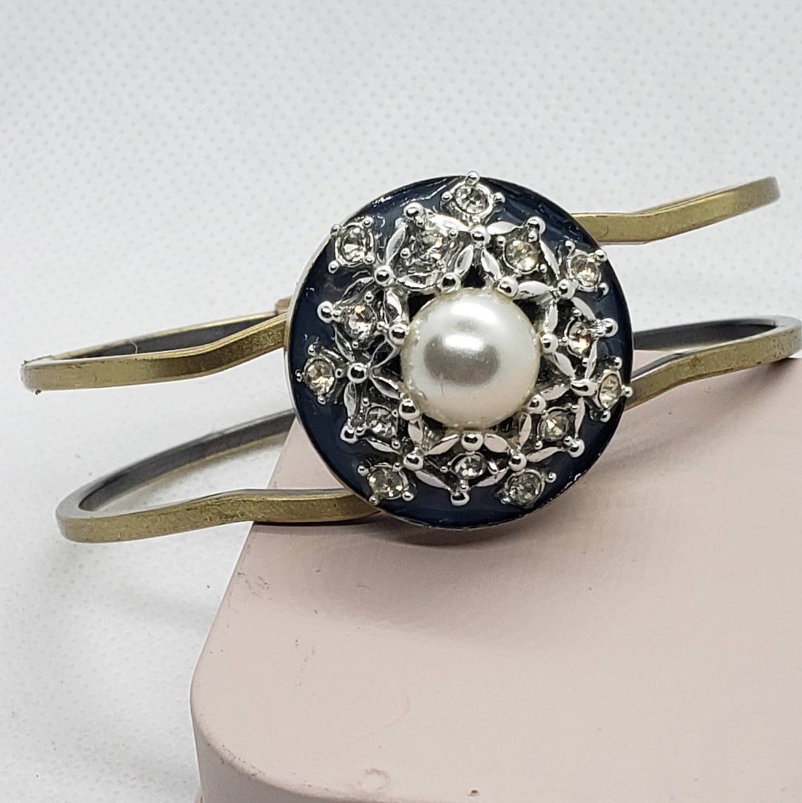 Upcycled Vintage Bangle, Upcycled Vintage Bracelet, Unique Bracelet ...