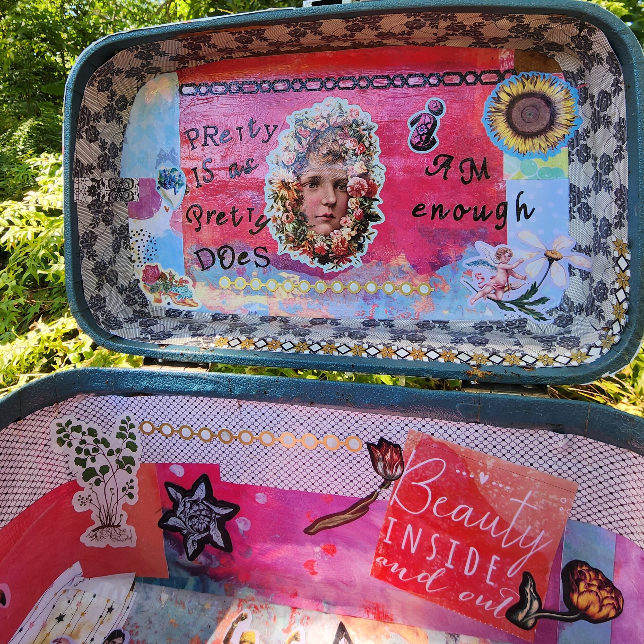Upcycled Vintage Train Case - Etsy