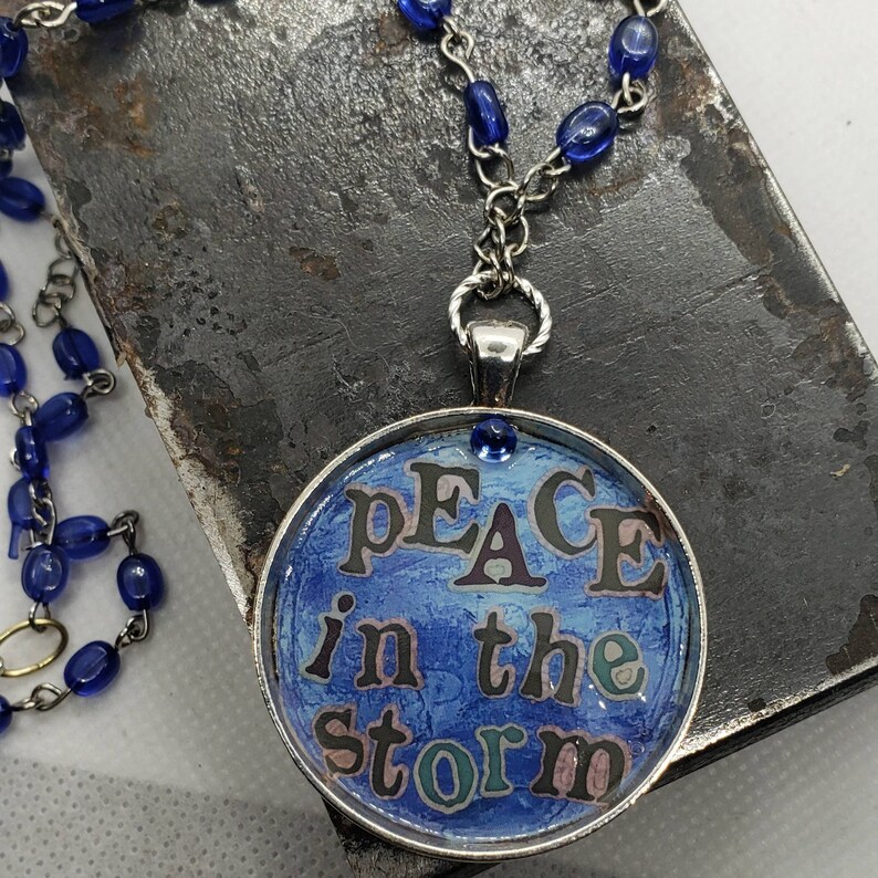 Inspiration Necklace Encouragement Necklace Peace Necklace - Etsy