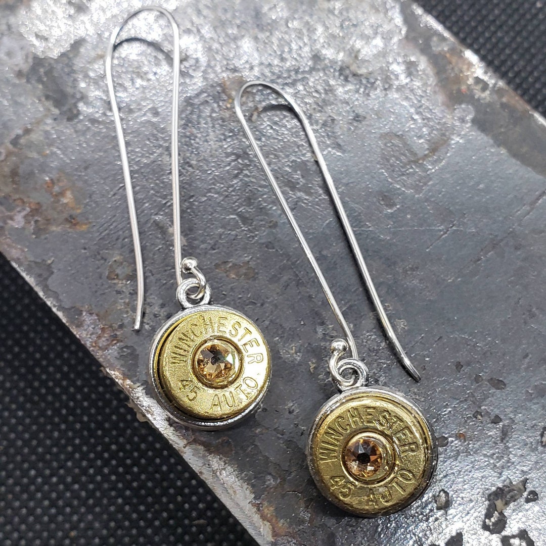Bullet Earrings, Bullet Jewelry, Upcycled Jewelry, Shooters Jewelry ...