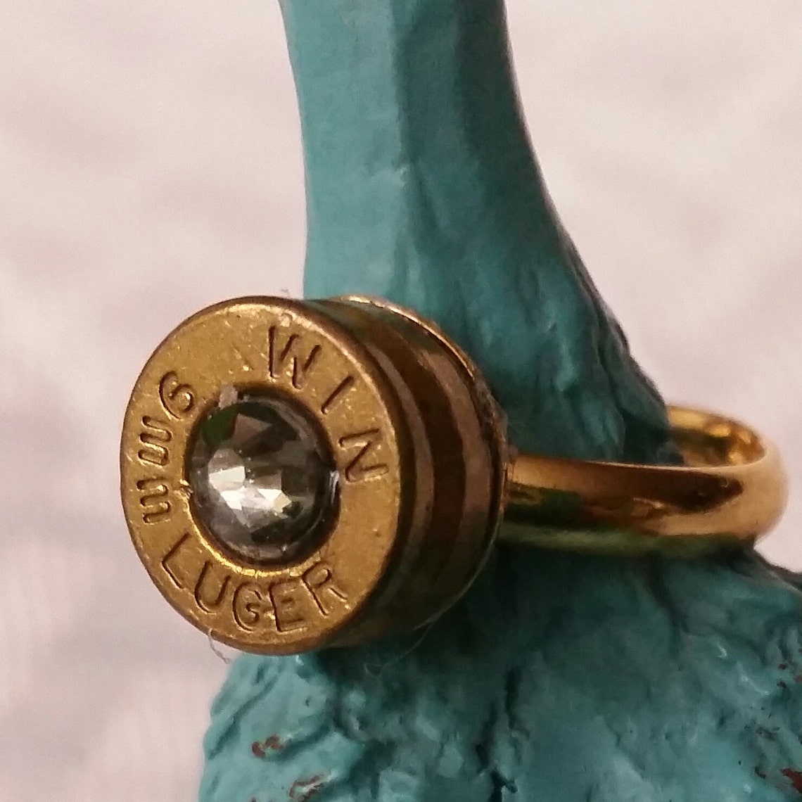 Bullet Ring 9mm Bullet Ring Brass Bullet Ring Bullet - Etsy