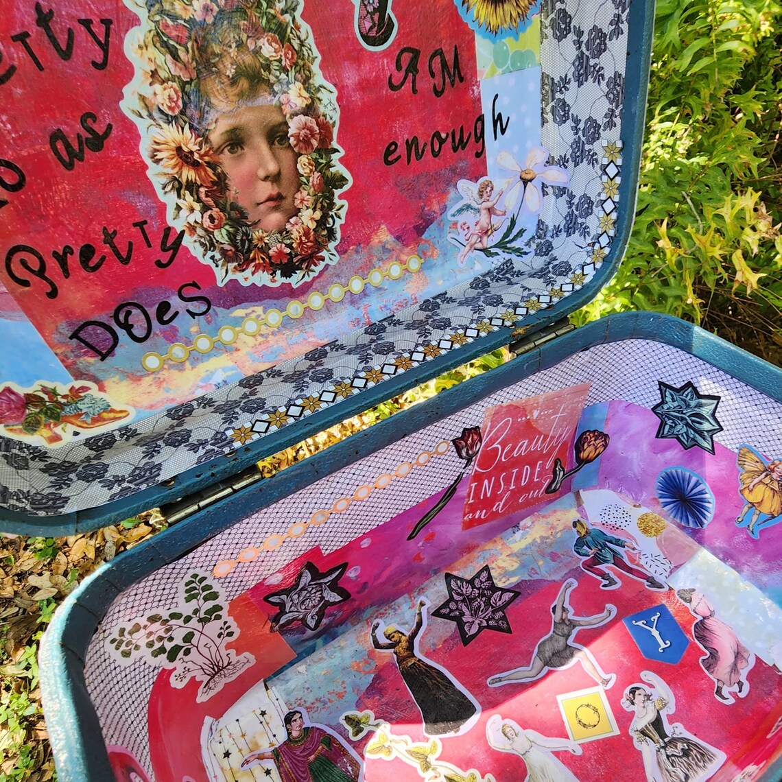Upcycled Vintage Train Case - Etsy