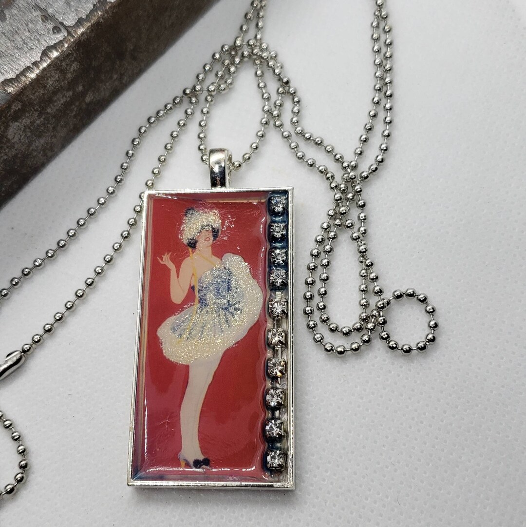 Dance Necklace, Ballet Necklace, Ballet Jewelry, Silver Jewelry ...