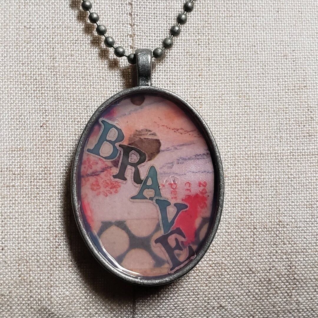 Inspiration Necklace, Inspiration Jewelry, OOAK, Unique Jewelry, Word ...