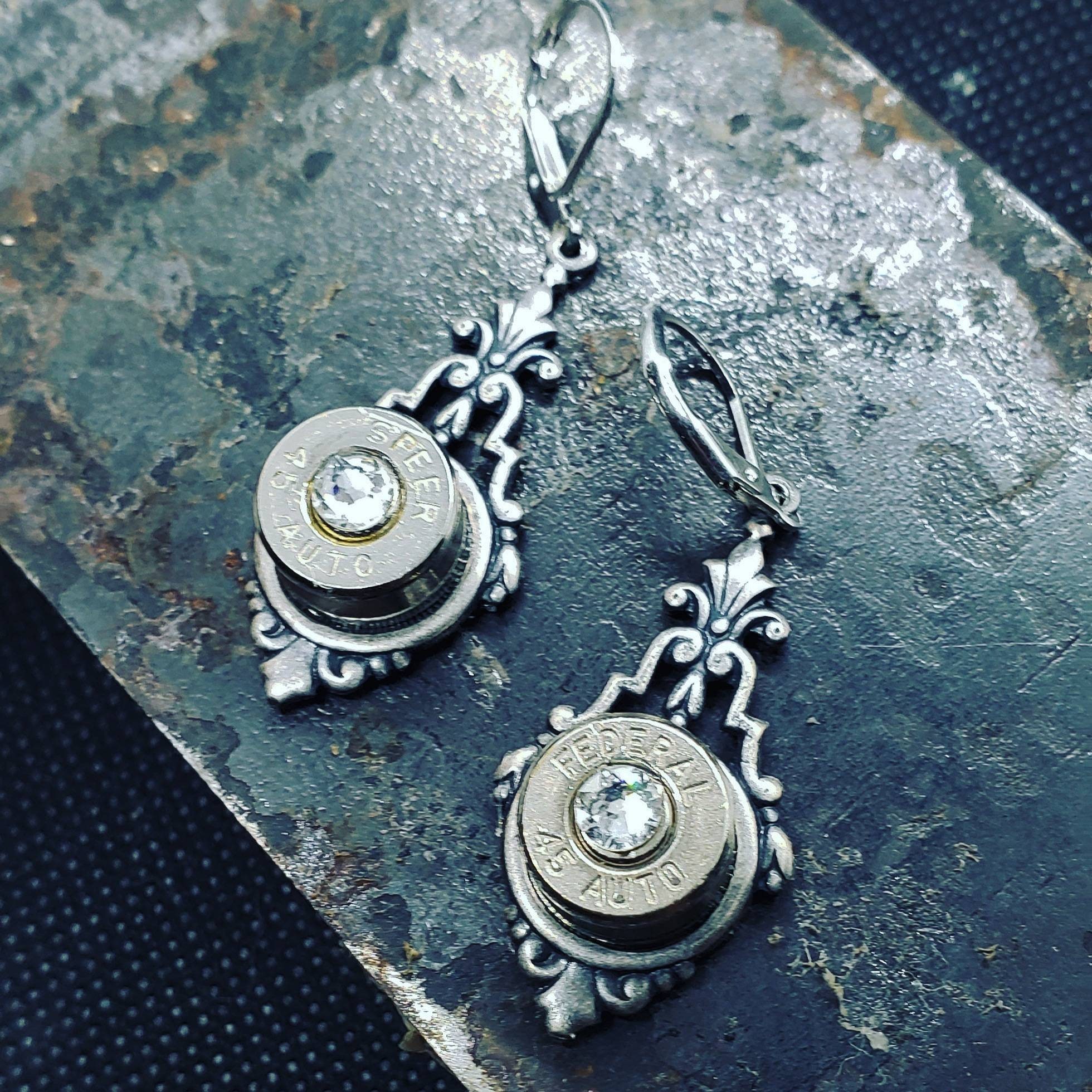 Bullet Earrings, Bullet Jewelry, Upcycled Jewelry, Shooters Jewelry ...