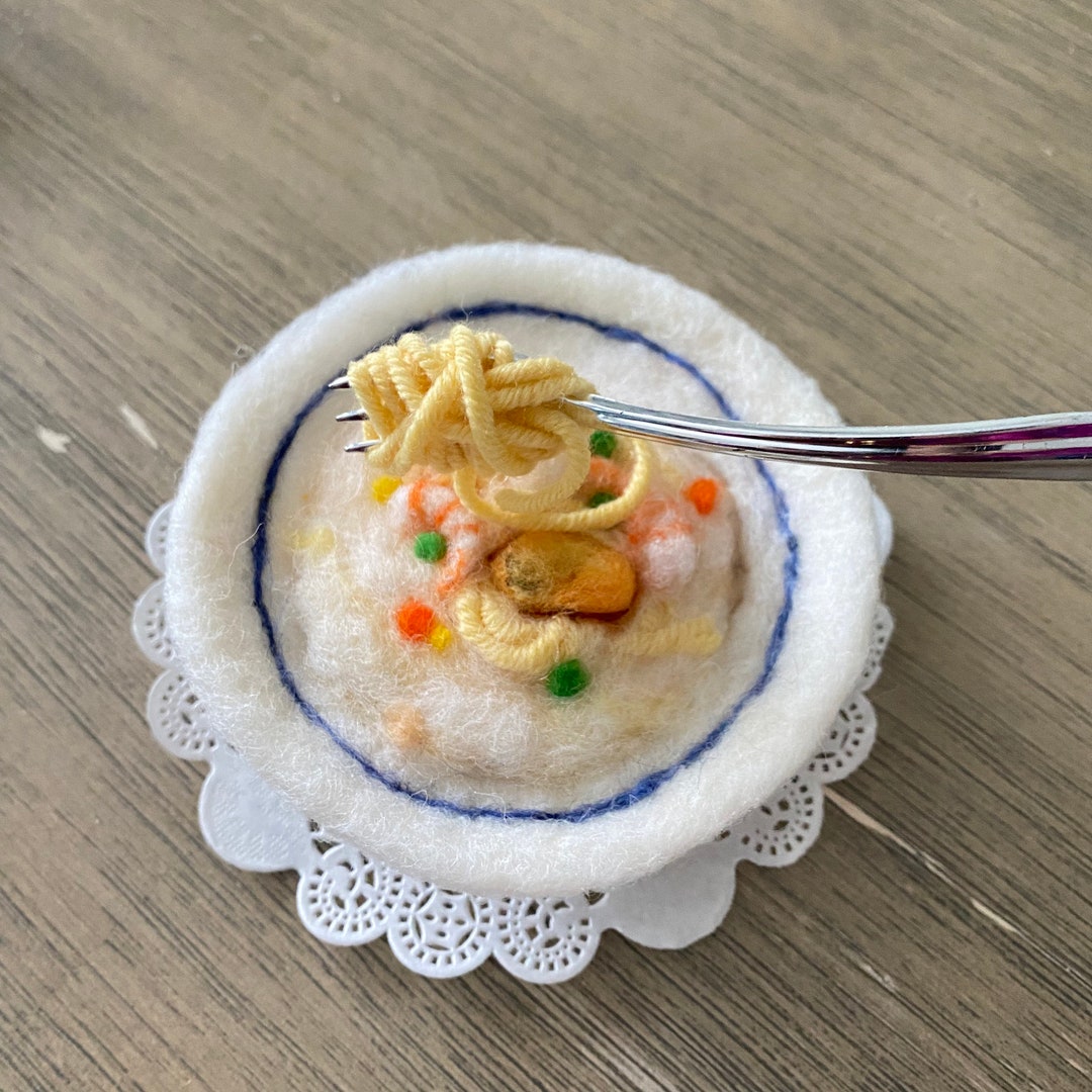 Mini Spaghetti Magnet | Fridge Magnet | Handmade Seafood | Cute Fridge ...