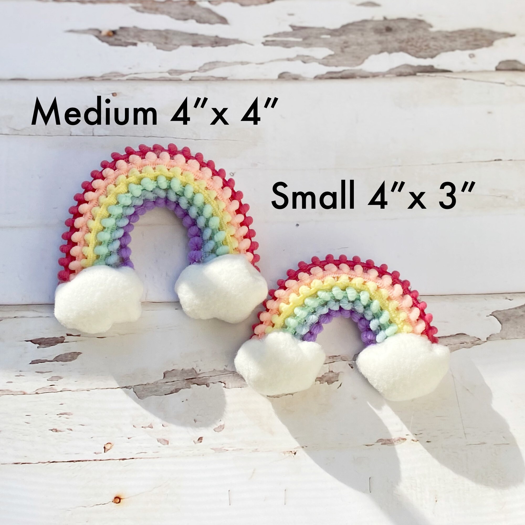 Rainbow Baby Newborn Photography Prop With Clouds Soft Pastel Color - Etsy