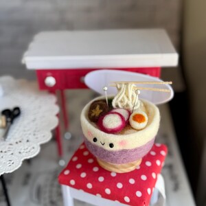 Mini Vegetable Ramen Pincushion | Vegetarians Gift | Desktop Decor ...