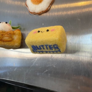 Cute Butter Magnet | Butter Fridge Magnet | Felt Butter | Needle Felted ...