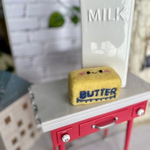 Cute Butter Magnet | Butter Fridge Magnet | Felt Butter | Needle Felted ...