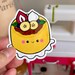 2.5” Cute Vinyl Sticker Cheese Cake Sticker Glossy Sticker for Cup ...
