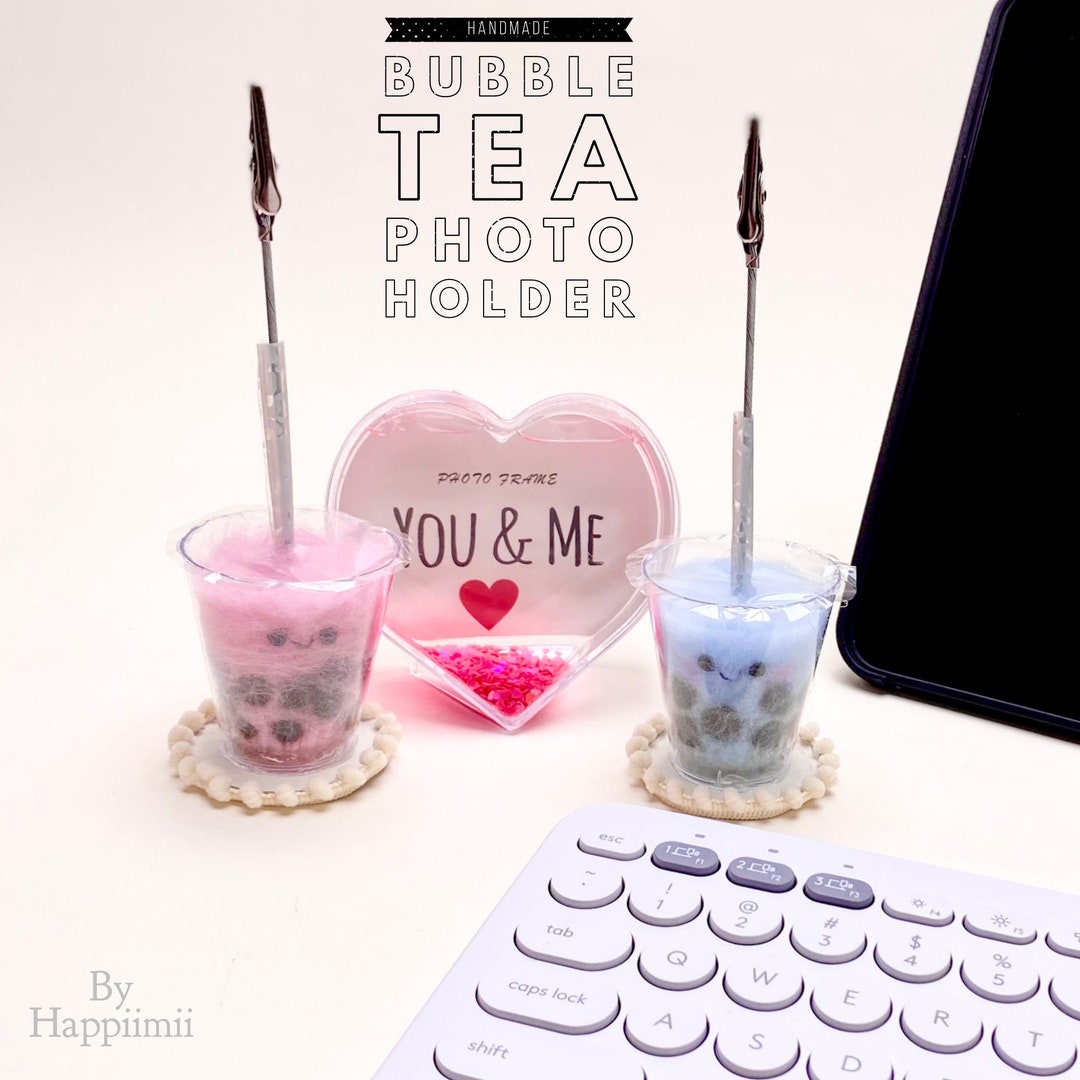 Bubble Tea Photo Holder | Photo Stand | Mini Photo Display | Polaroid ...