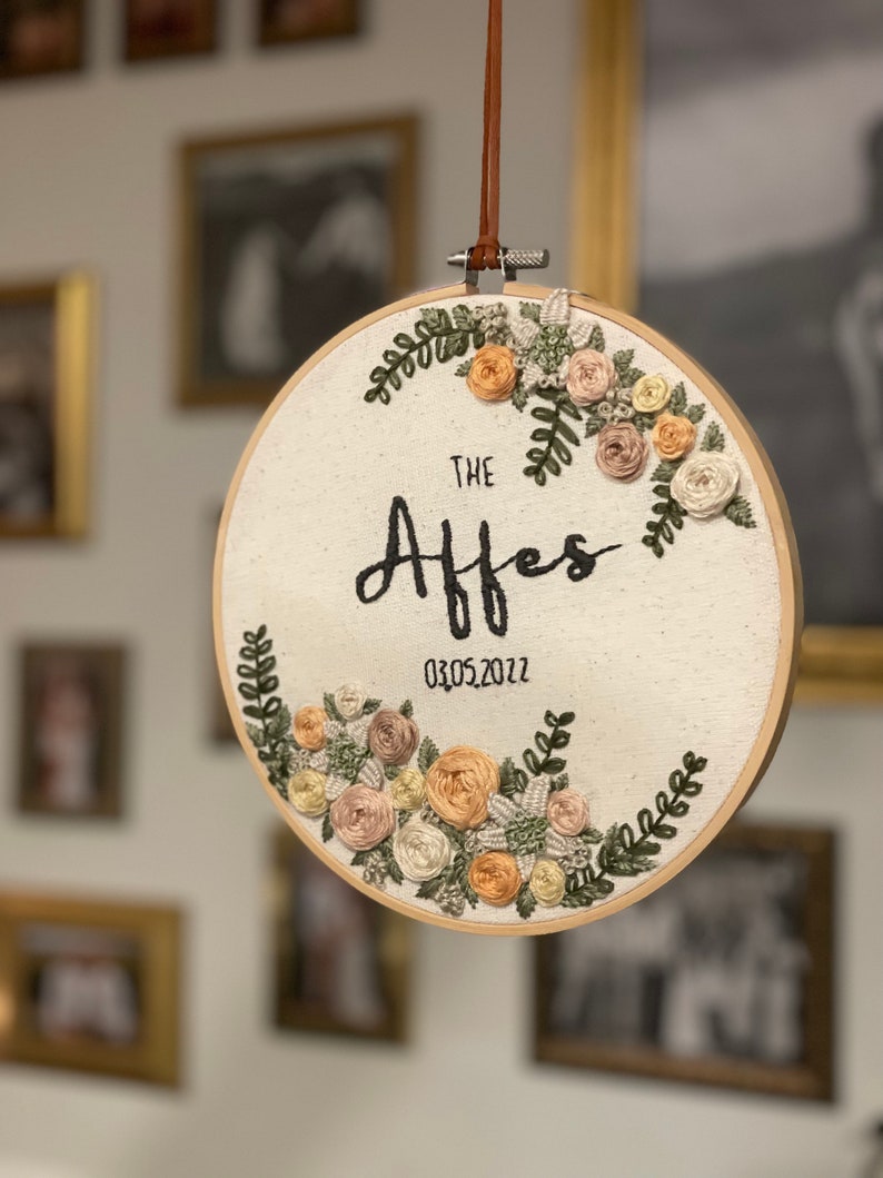 Custom Wedding Bouquet Hoop - Etsy