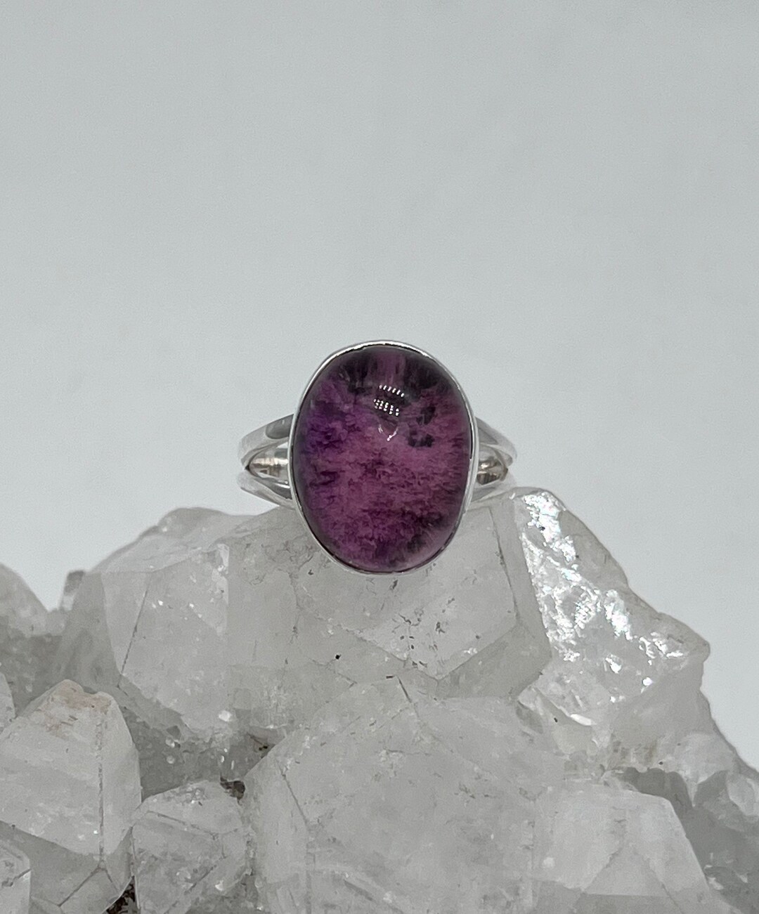 Lodolite Garden Quartz Ring, Size 7 1/2 - Etsy