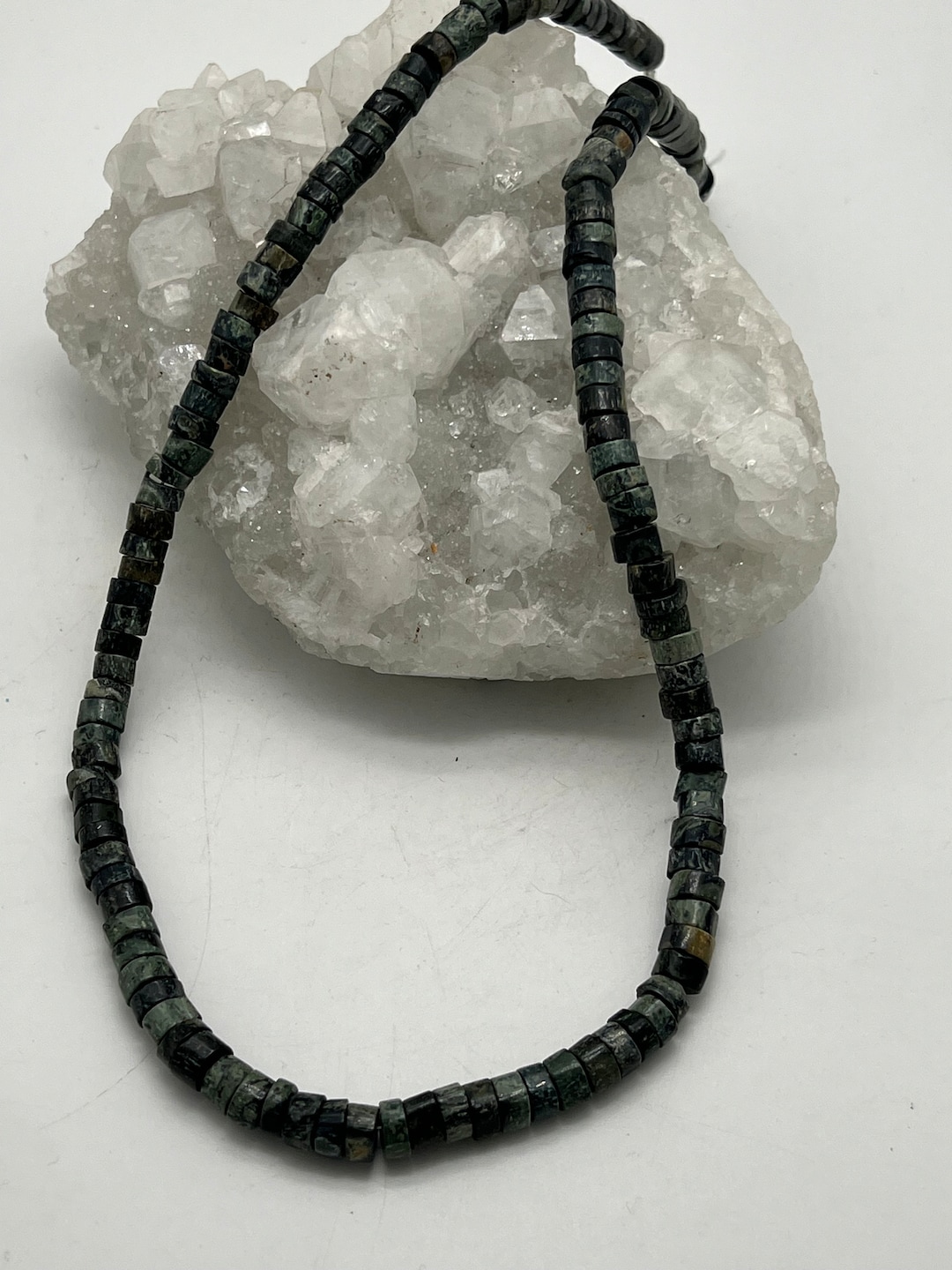 Kambaba (galaxy) Jasper Beaded Necklace-22-23” - Etsy