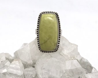 Lizardite Ring - Etsy