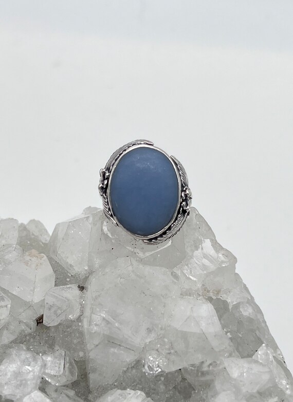 Angelite Ring Size 8 1/2 - Etsy