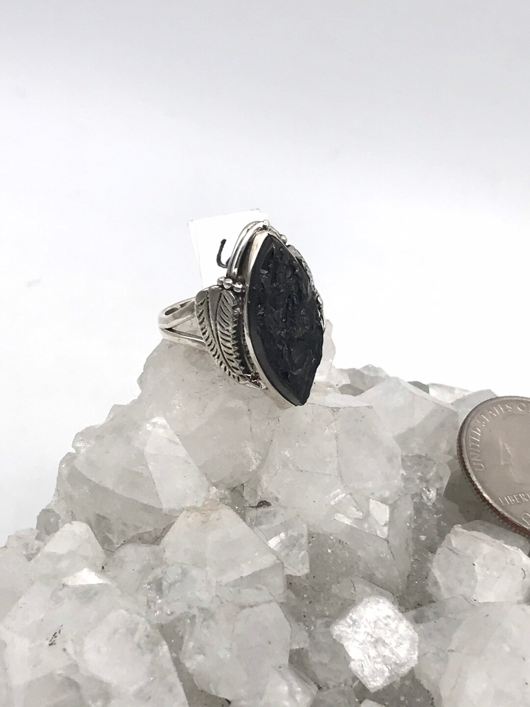 Black Shungite Ring Size 6 1/2 - Etsy