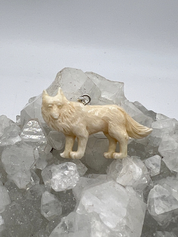 carved bovine bone - Gem