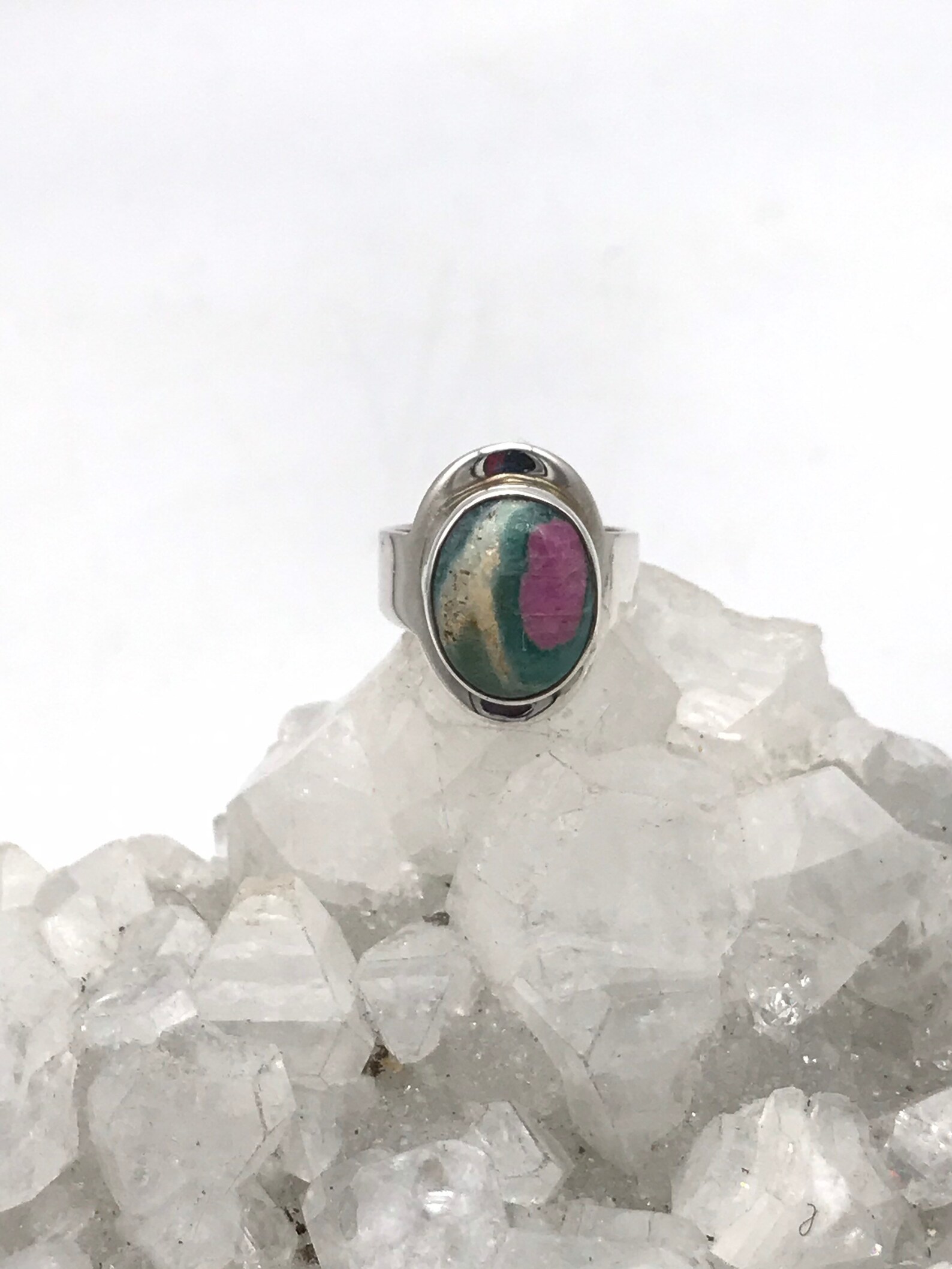 Ruby in Fuchsite Ring Size 6 - Etsy