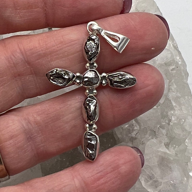 Meteorite Cross - Etsy
