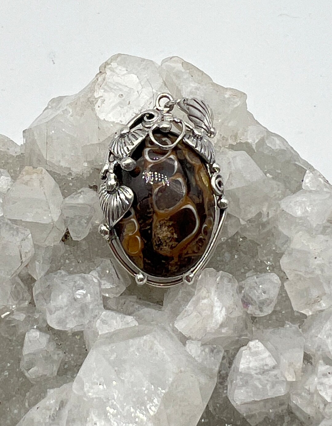 Beautiful Turtella Jasper Pendant - Etsy