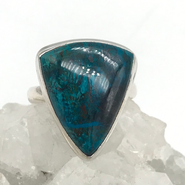 Chrysocolla Ring - Etsy