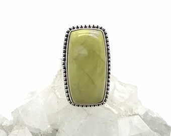 Lizardite Ring - Etsy