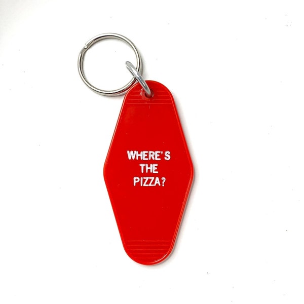 Pizza Keychain - Etsy