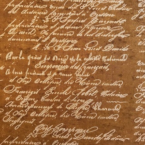 Tan Words on Gold Copper Background, Measure by Whistler Studios for ...